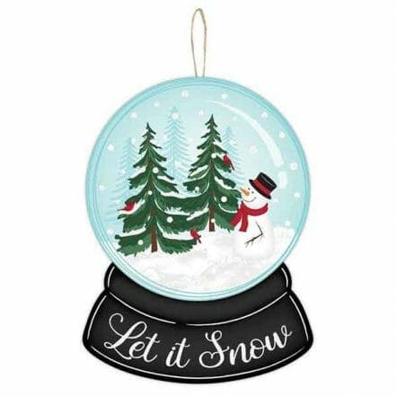 Let it Snow Globe Sign AP8912 - Buy Online Now