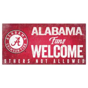 Alabama Fans Welcome Sign - Buy Online Now