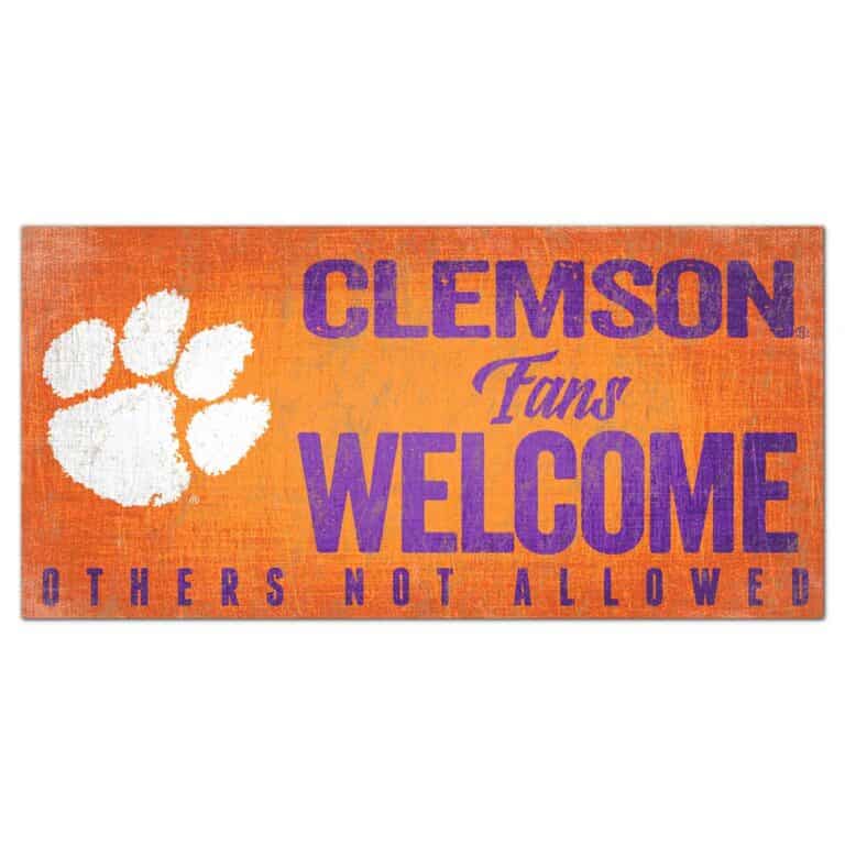 Clemson Round Metal Sign - Buy Online Now