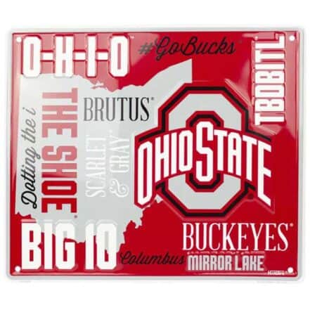 Go Bucks Ohio State Square Sign