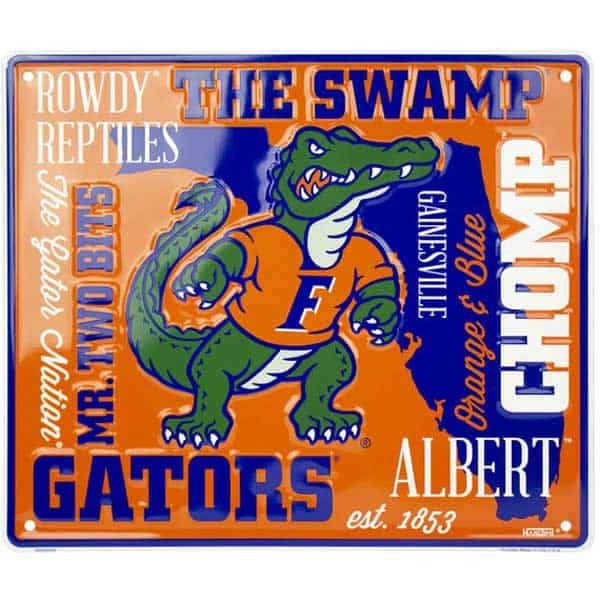 Florida Gators Swamp Metal Sign - Buy Online Now
