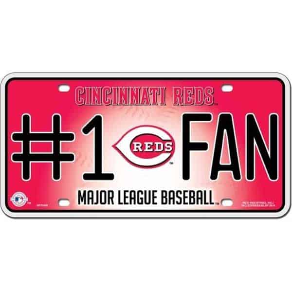 Cincinnati Reds Fan License Plate - Buy Online Now