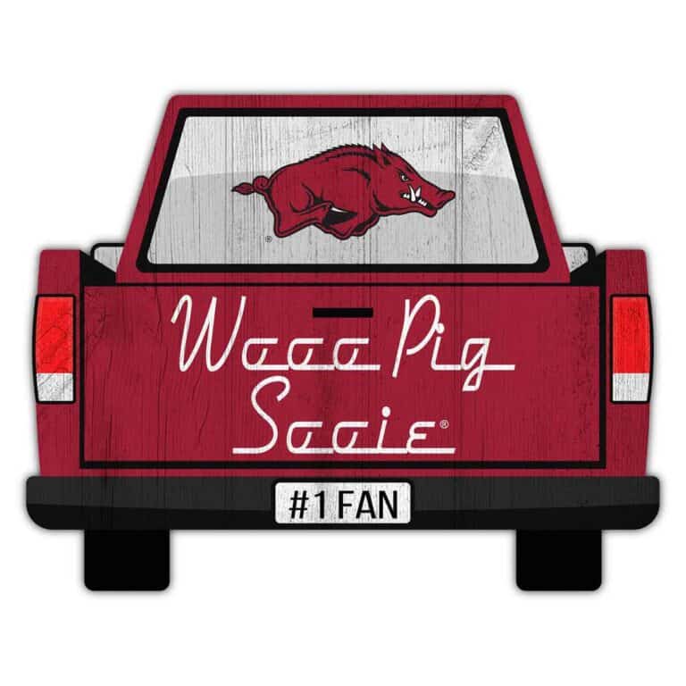 Arkansas Razorback Round Metal Sign - Buy Online Now