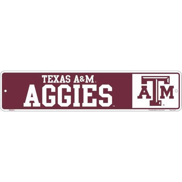 Texas A&M Rectangle Metal Sign - Buy Online Now