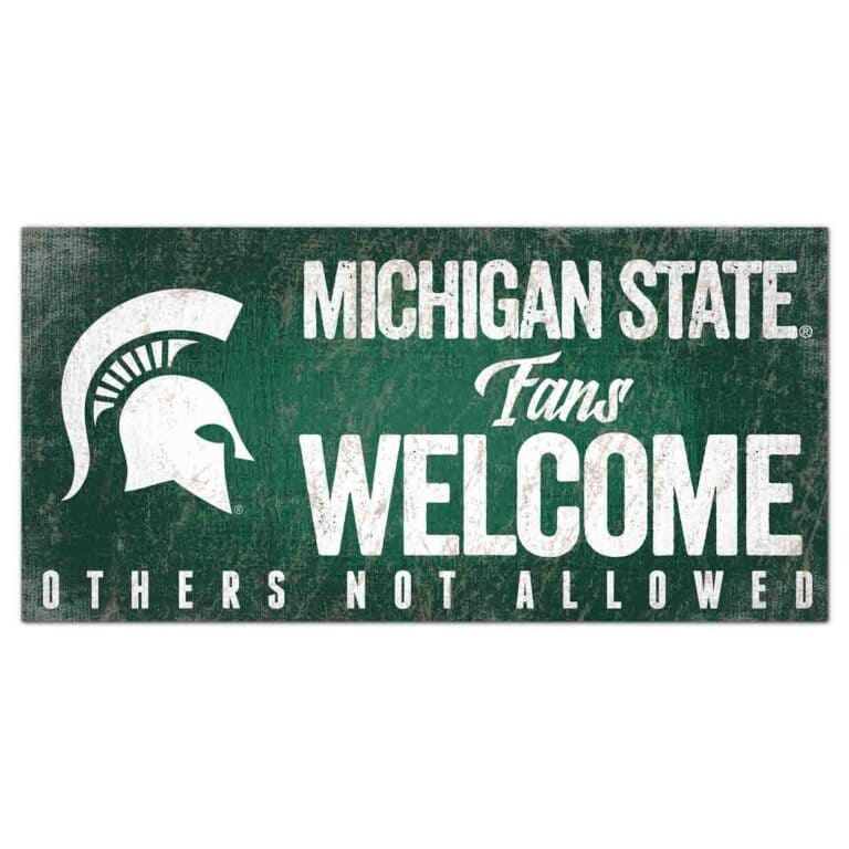 Michigan State Logo Sign