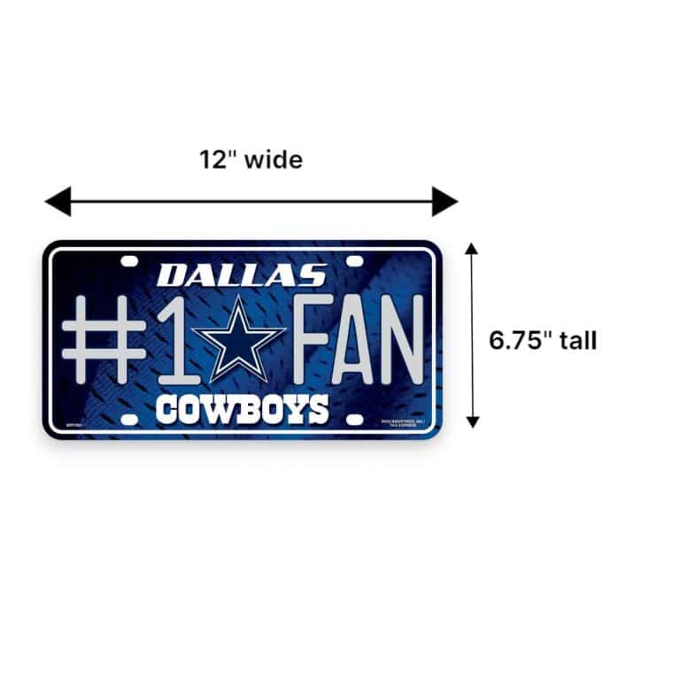 Dallas Cowboys License Plate - Buy Online Now