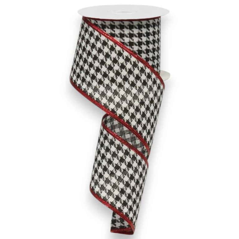 2.5" Houndstooth Ribbon RG01522 - Buy Online Now