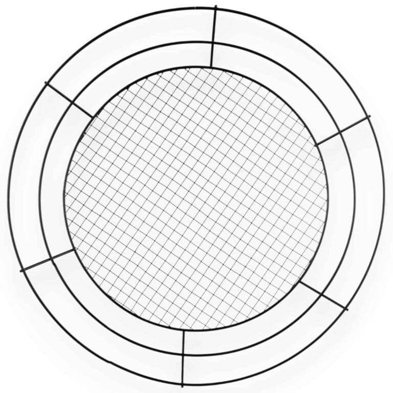 14" Black Mesh Wire Wreath Frame MD108402
